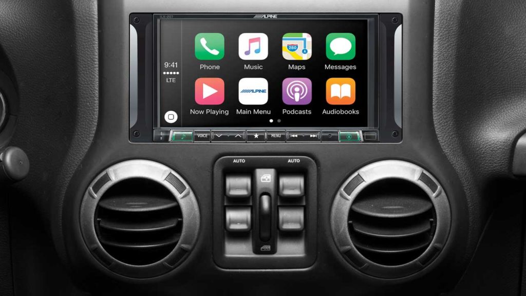 Alpine Restyle i207-WRA Jeep Wrangler JK/JKU Stereo